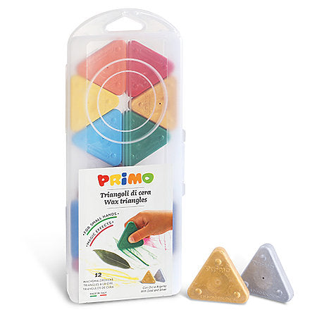 Wax Triangle Crayon Set