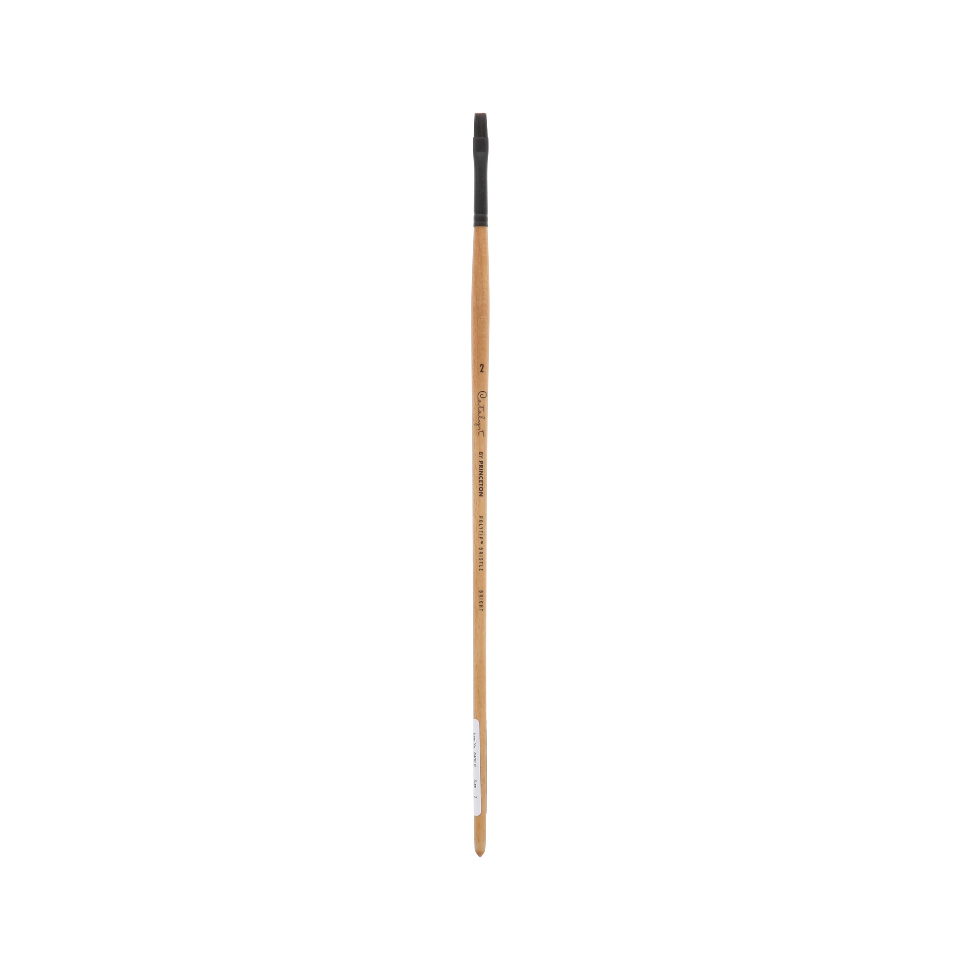 Princeton Brush Catalyst Polytip Long Handle Bristle Brush, Bright