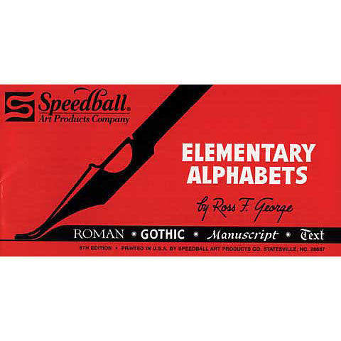 Speedball Elementary Alphabets Book – BindersArt
